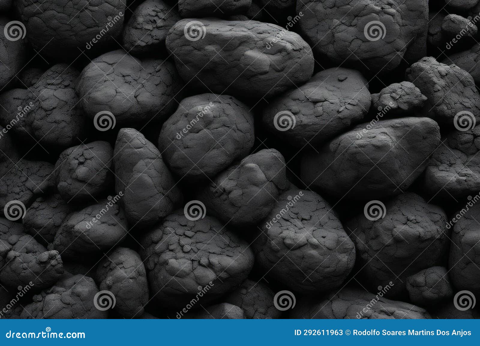 Rough and Raw Black Lava Rock Texture Stock Illustration - Illustration ...