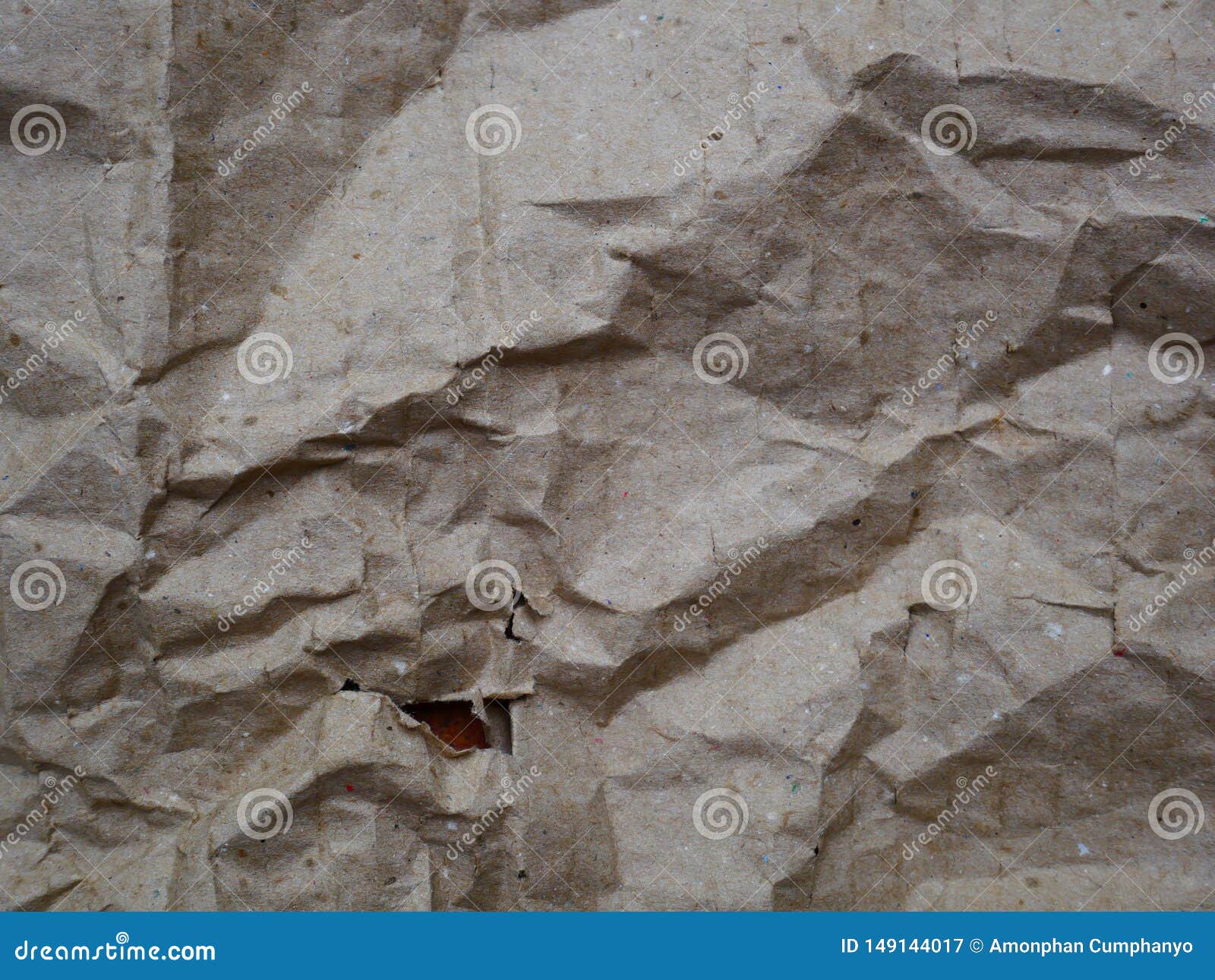 Texture of Cardboard with Bends, Crumpled Paper. Sheet, Pattern. Stock ...