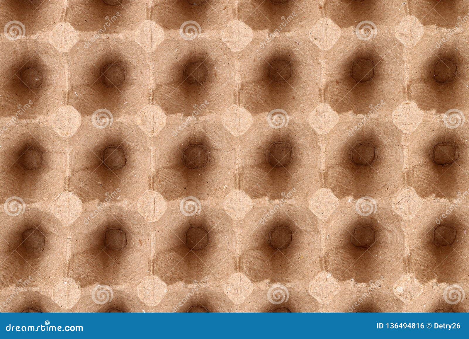 Texture Cardboard Egg. Top View of Egg Shell Packaging. Empty Packaging ...