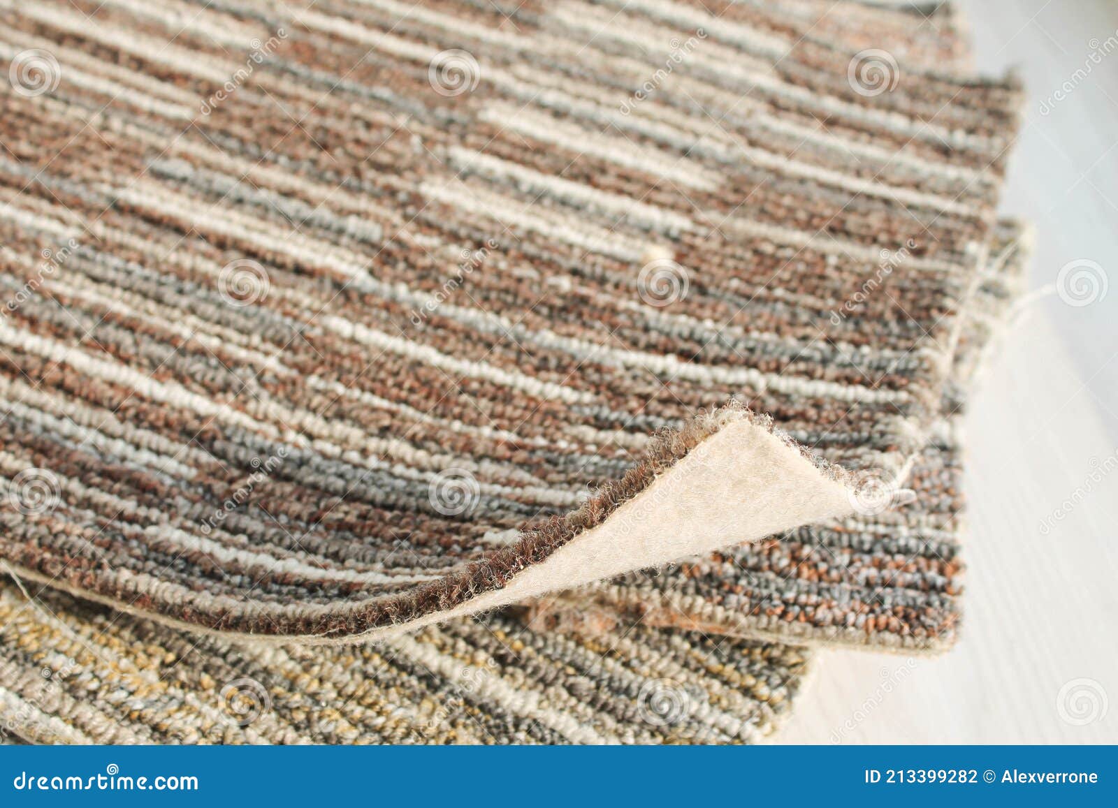 Texture of Carpet Floor Close-up. Brown Carpet with a Pattern Stock ...