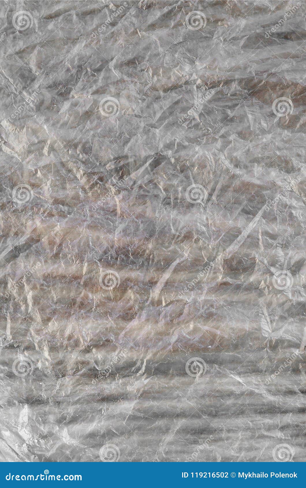 Texture of Cellophane Material with Many Folds and Bends Stock Photo ...