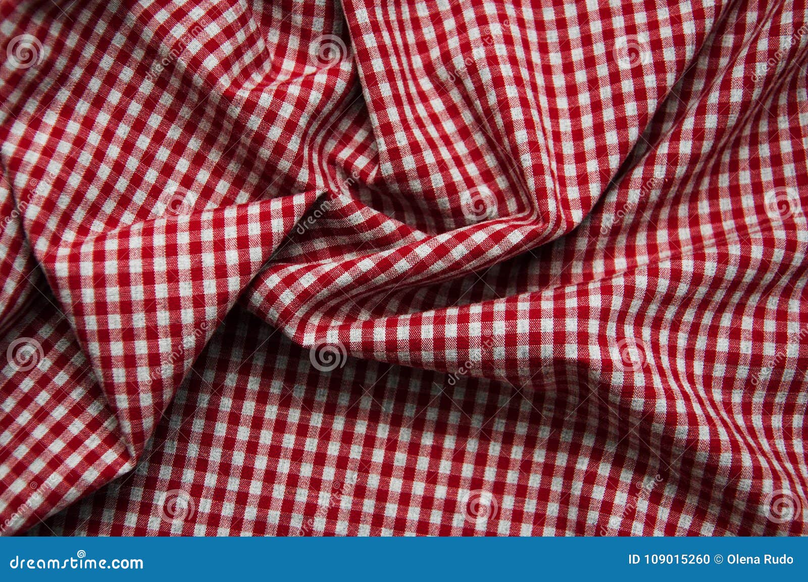 Texture of Checkered Fabric Stock Photo - Image of abstract, detail ...