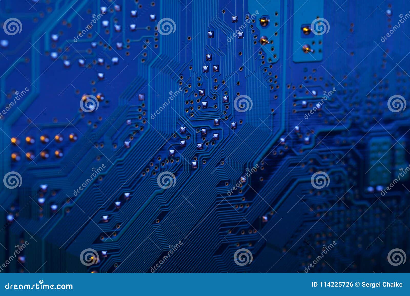 Texture of the Chip. Electronic Computer Hardware Technology Stock ...