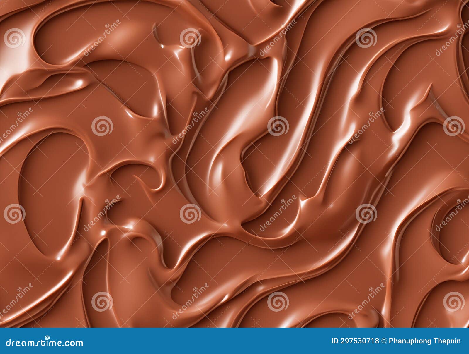 Texture of chocolate cream stock photo. Image of creamy - 297530718
