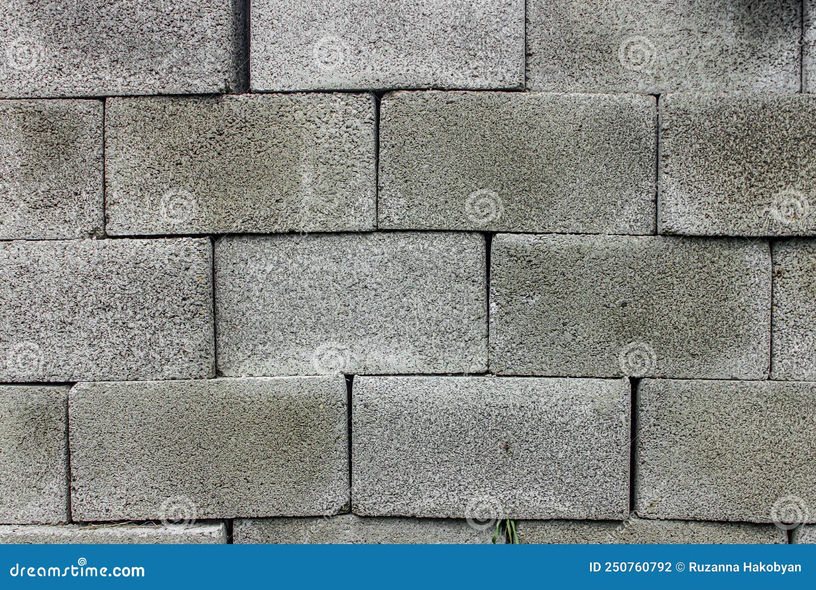 Texture of Cinder Blocks. Stacked Cinder Blocks As a Background for ...