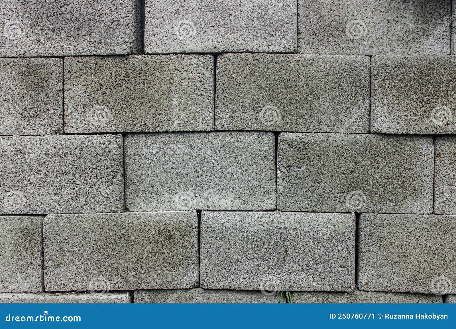 Texture of Cinder Blocks. Stacked Cinder Blocks As a Background for ...