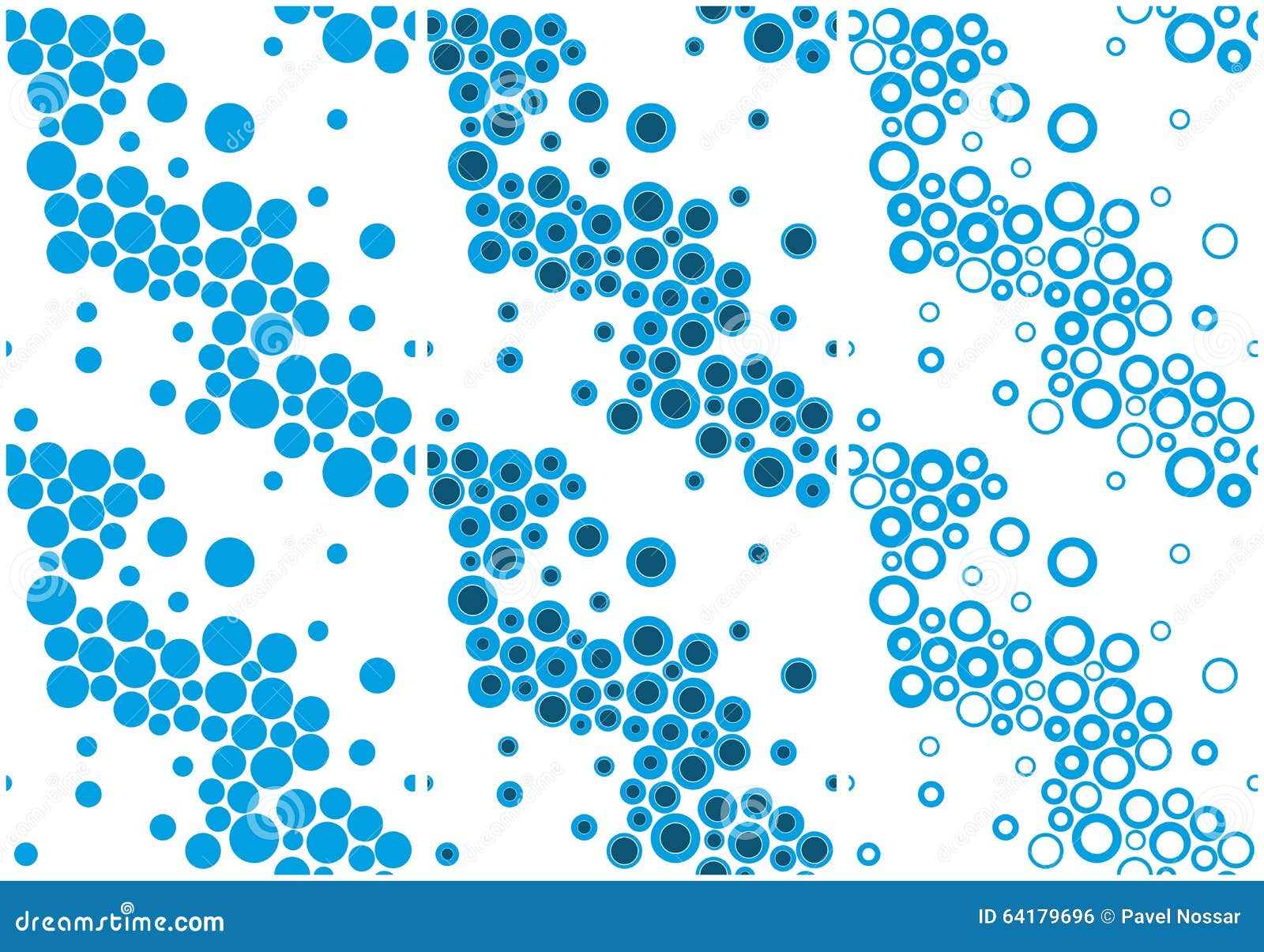 Texture with circles stock vector. Illustration of monochrome - 64179696
