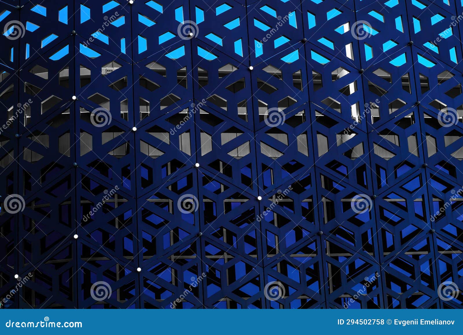 The Texture of the Cladding of a Building Made of Metal Aluminum Panels ...