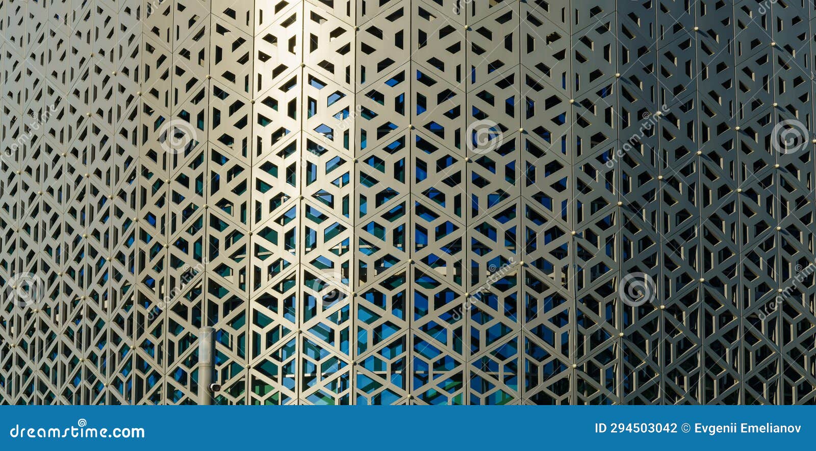 The Texture of the Cladding of a Building Made of Metal Aluminum Panels ...