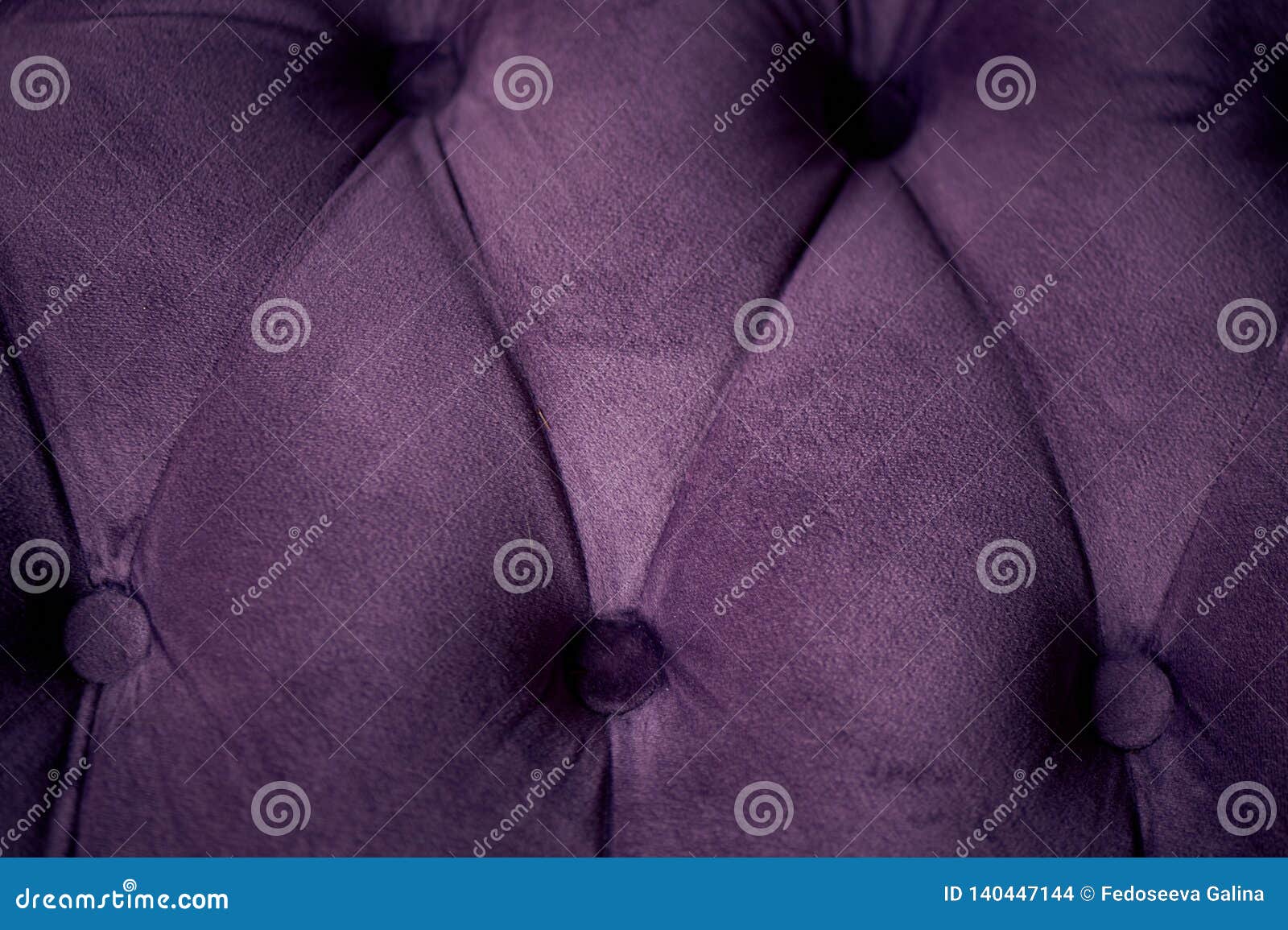 Texture,classic Purple Sofa Upholstery with Light Fabric Buttons. Stock ...