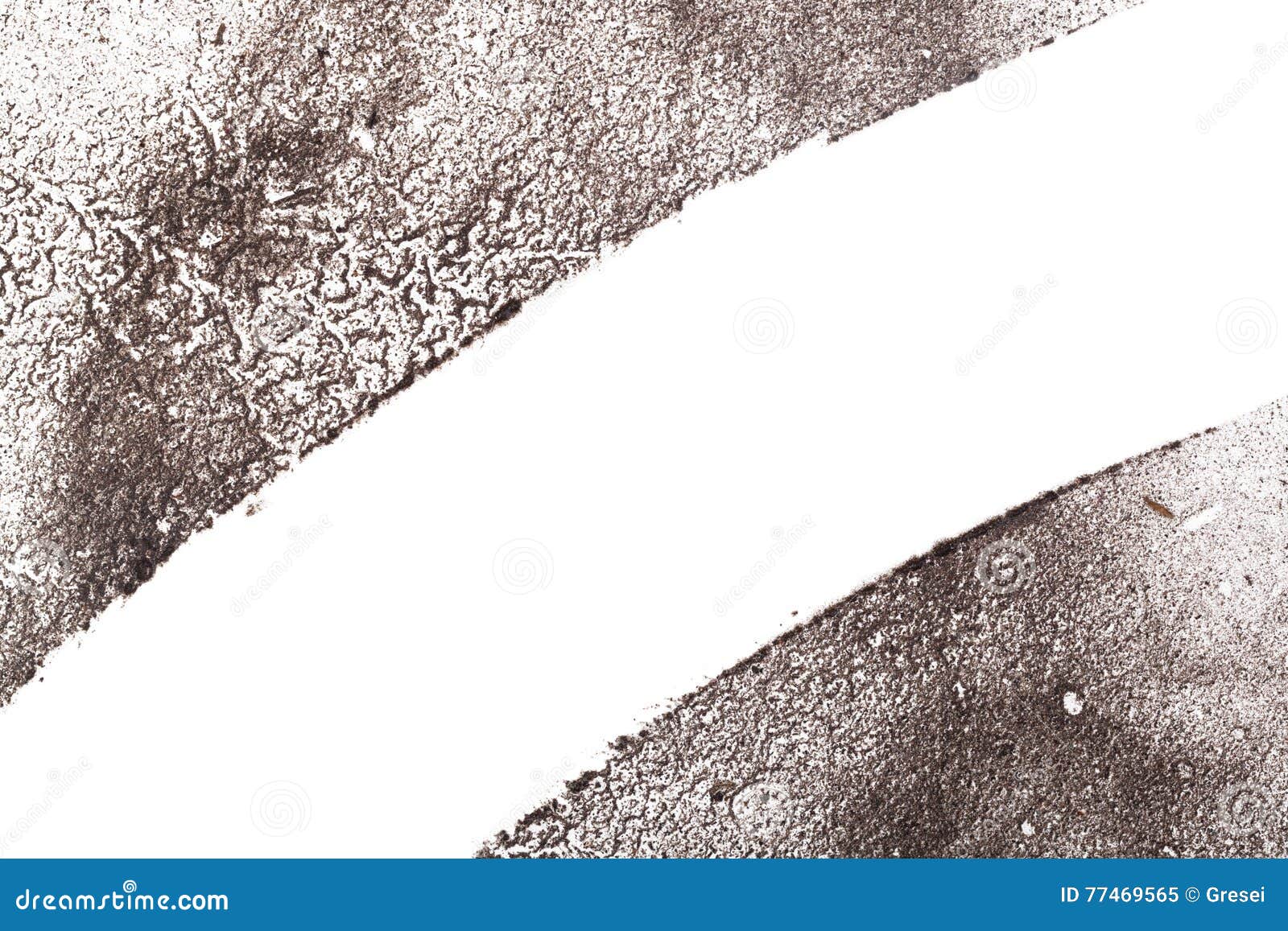 Texture Clay Or Mud Splash From Dripping On White. Stock Image ...