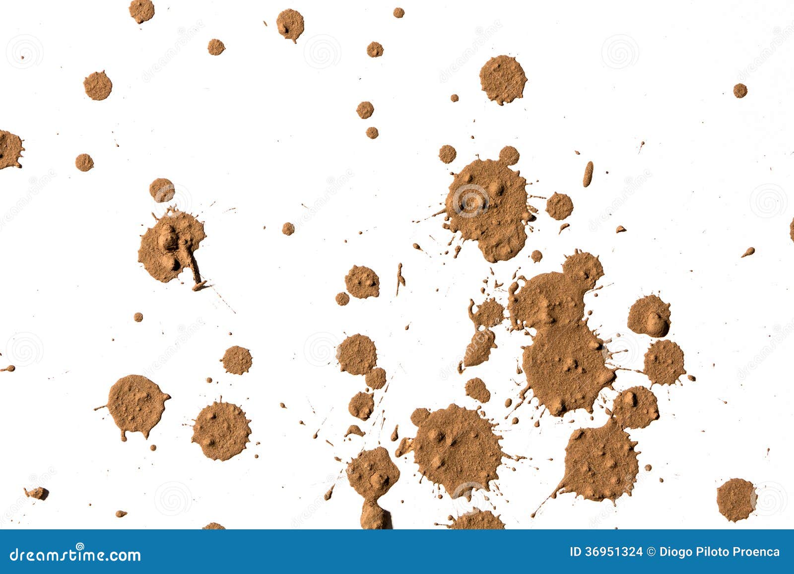 Texture Clay Moving in White Background. Stock Photo - Image of slush ...