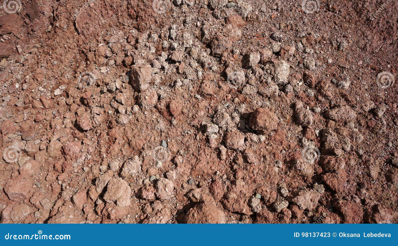 The texture of the clay stock image. Image of ground - 98137423