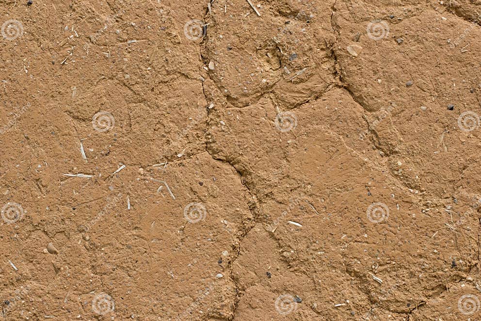 Texture of Clay Wall from Clay House, Clay Background Stock Image ...