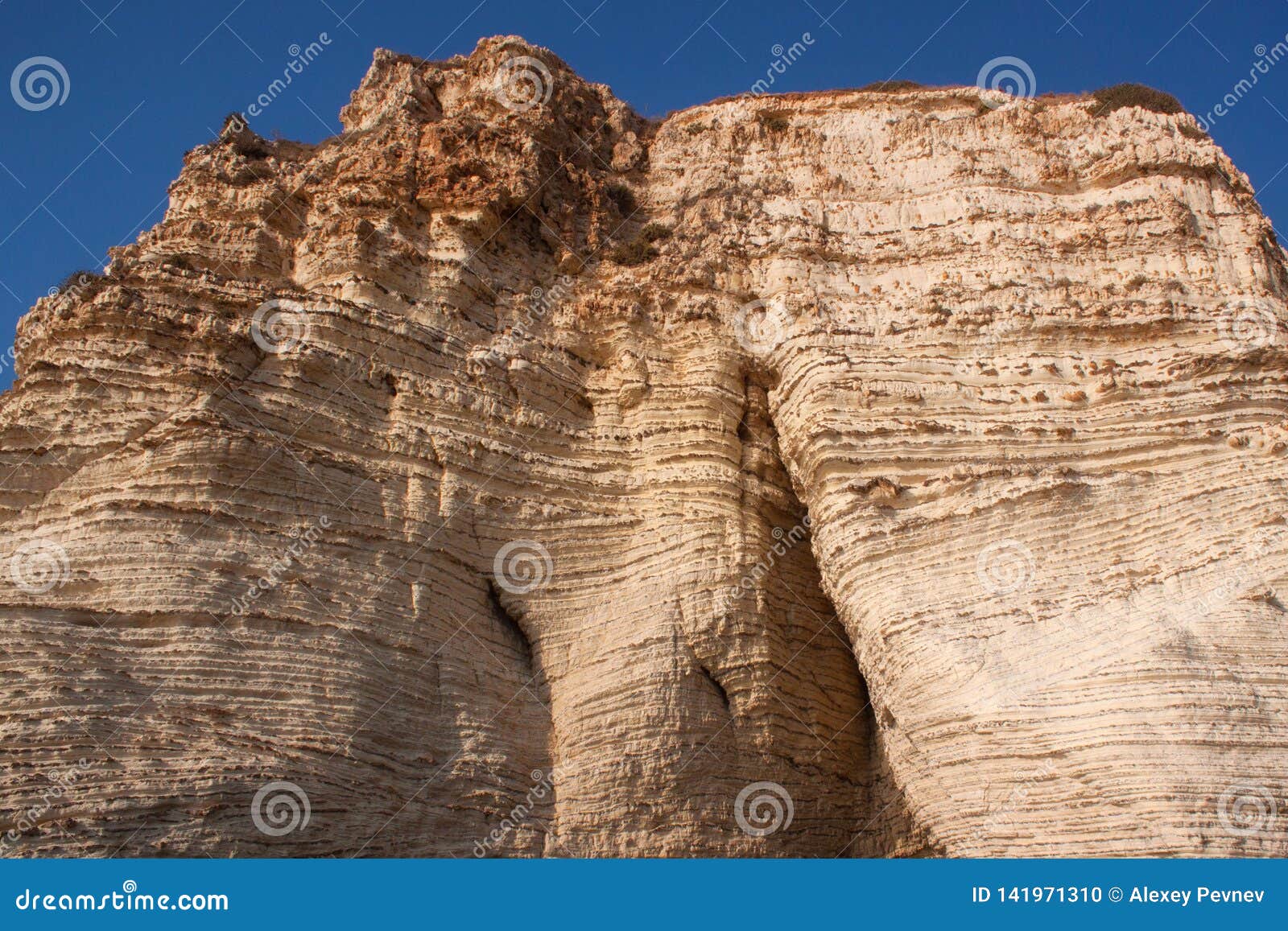 Cliffs on the Mediterranean Sea Stock Photo - Image of cliffs, shore ...