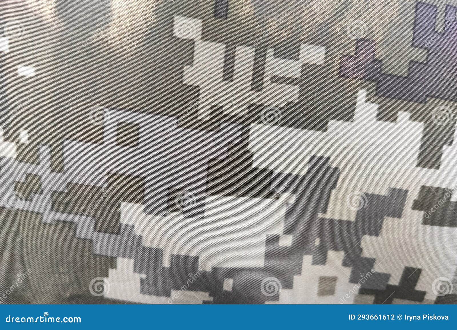 Texture Close-up Pixel Camouflage Military Uniform of the Armed Forces ...