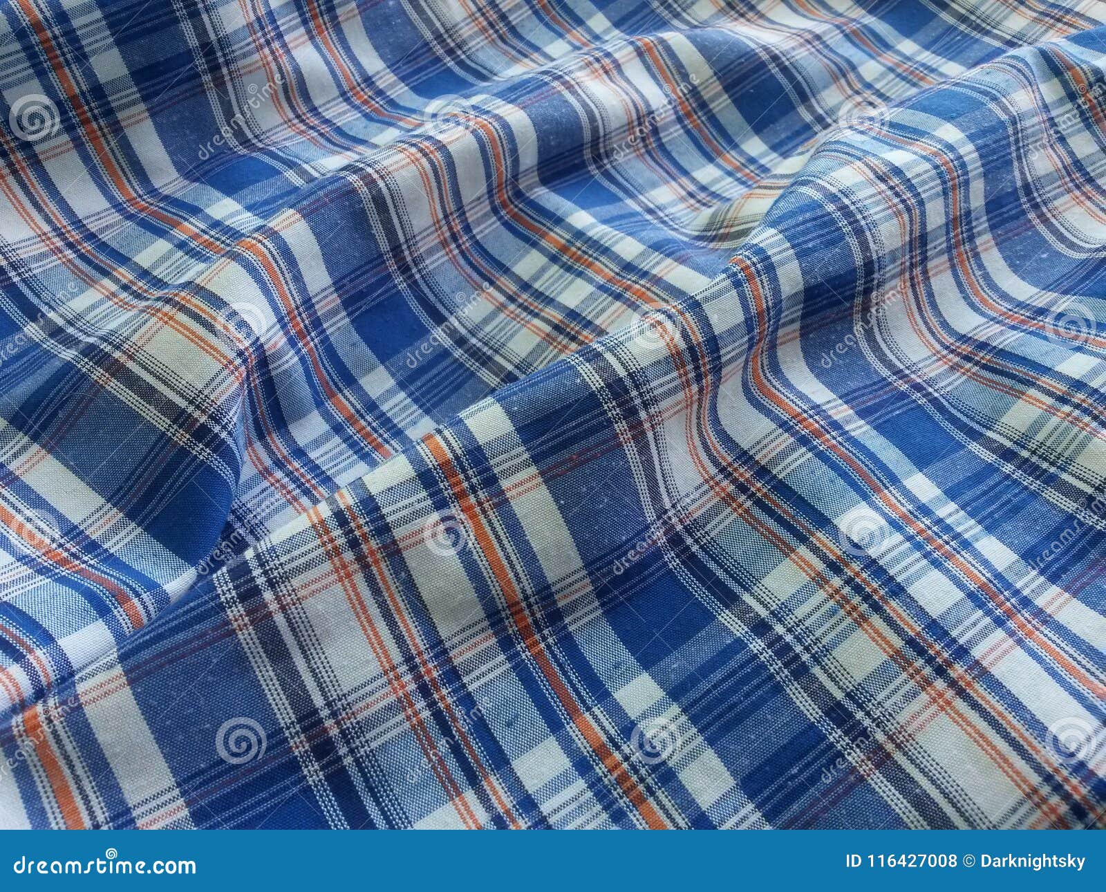 Cloth Texture Ceckered Pattern Stock Photo - Image of shadow, cloth ...