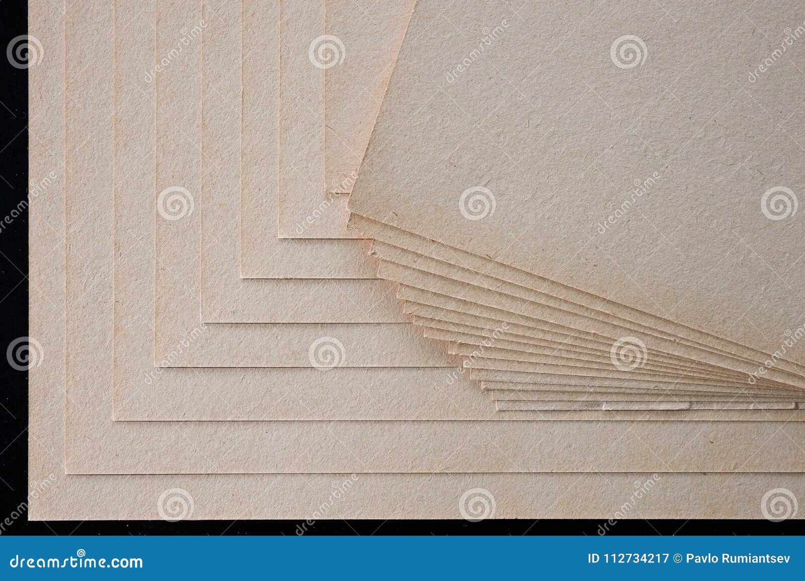 The Texture of Coarse Paper, a Bundle of Cardboard Stock Image - Image ...