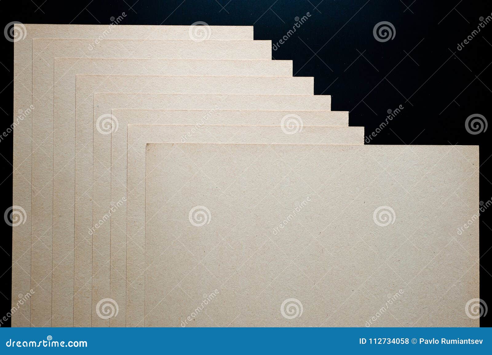 The Texture of Coarse Paper, a Bundle of Cardboard Stock Photo - Image ...