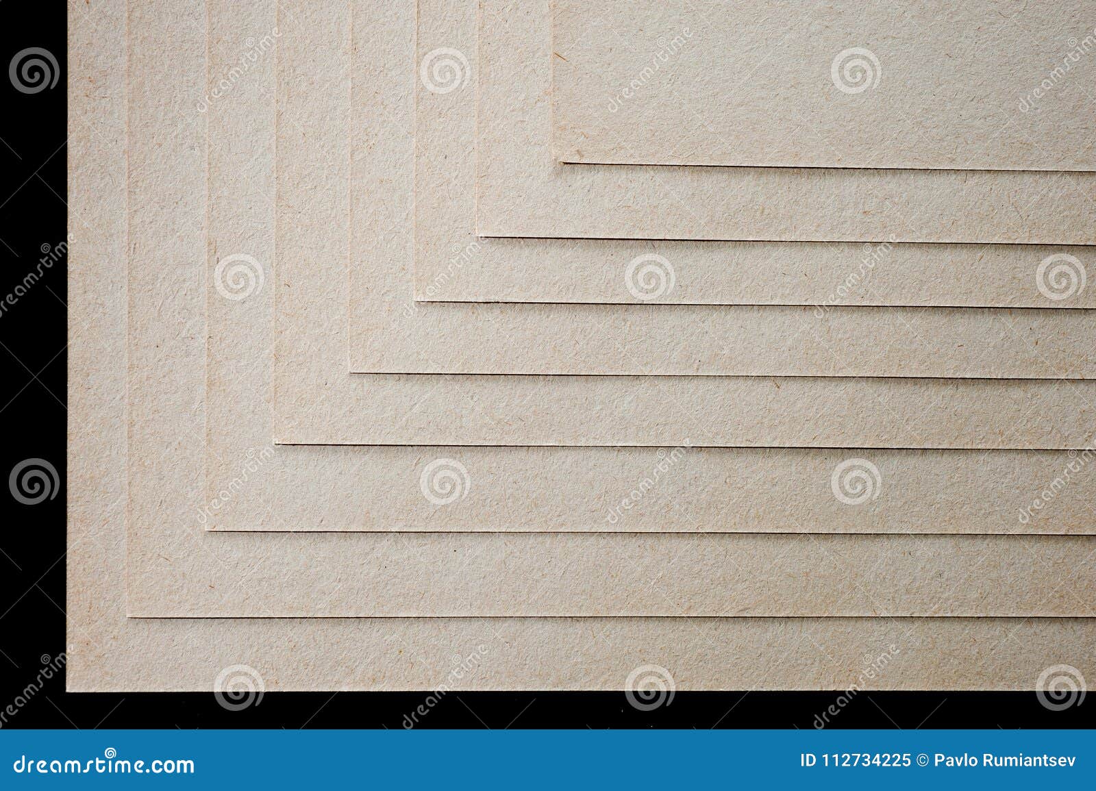 The Texture of Coarse Paper, a Bundle of Cardboard Stock Image - Image ...
