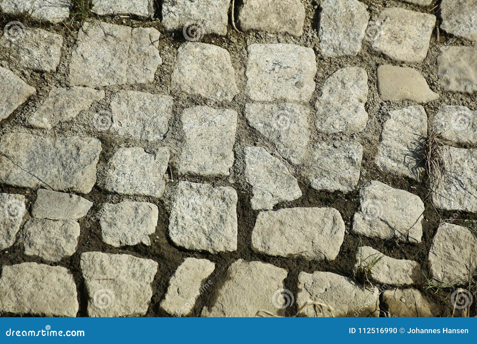 Texture of a Cobblestone Ground with Wet Parts Stock Photo - Image of ...