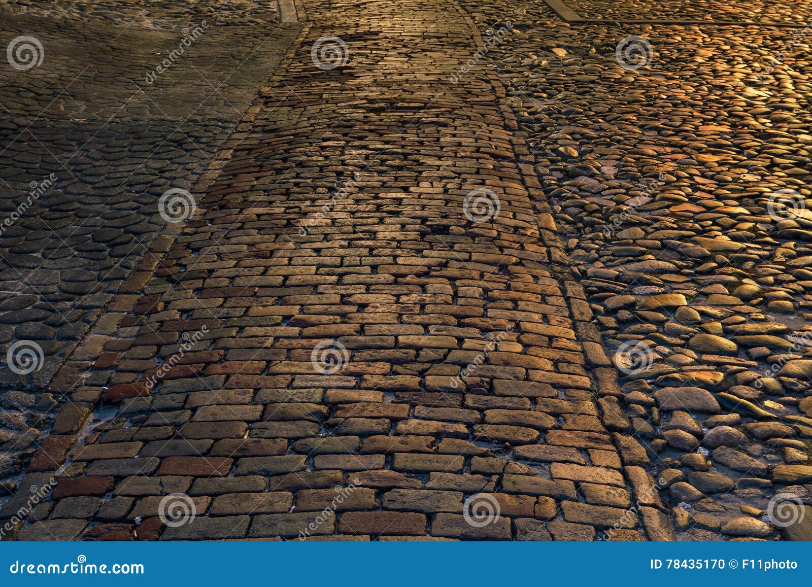 Texture of Cobblestone Street in Savannah Stock Photo - Image of city ...