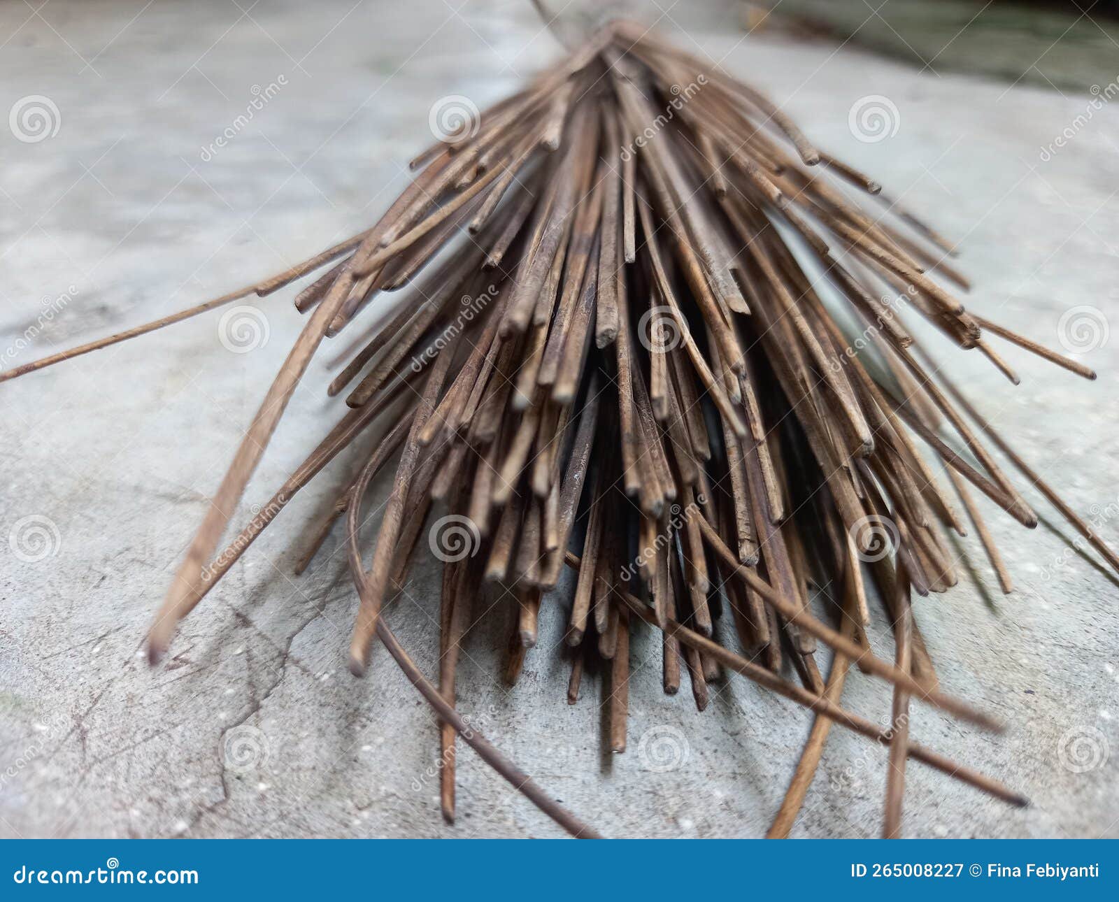 Texture of Coconut Broom Stick from Above Stock Image - Image of iron ...