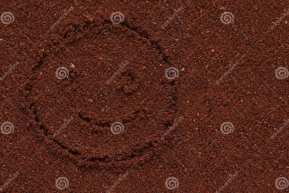 The Texture of the Coffee with the Inscription. Stock Photo - Image of ...
