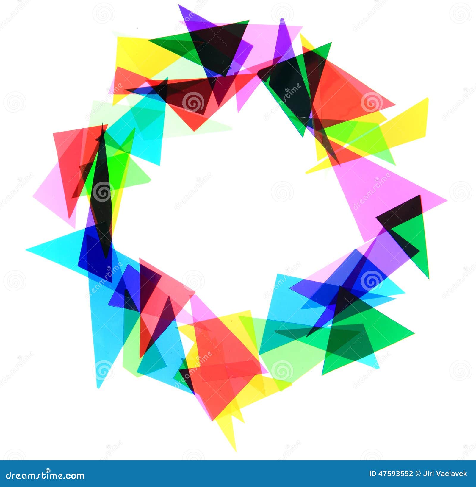 Texture from Color Plastic Triangles Stock Photo - Image of background ...