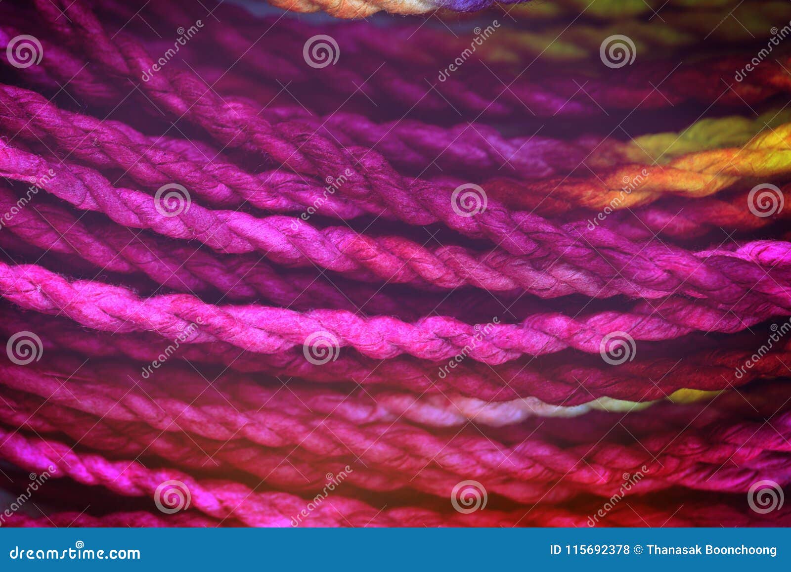 Texture of Color Rope for Handicraft Stock Photo - Image of handicraft ...
