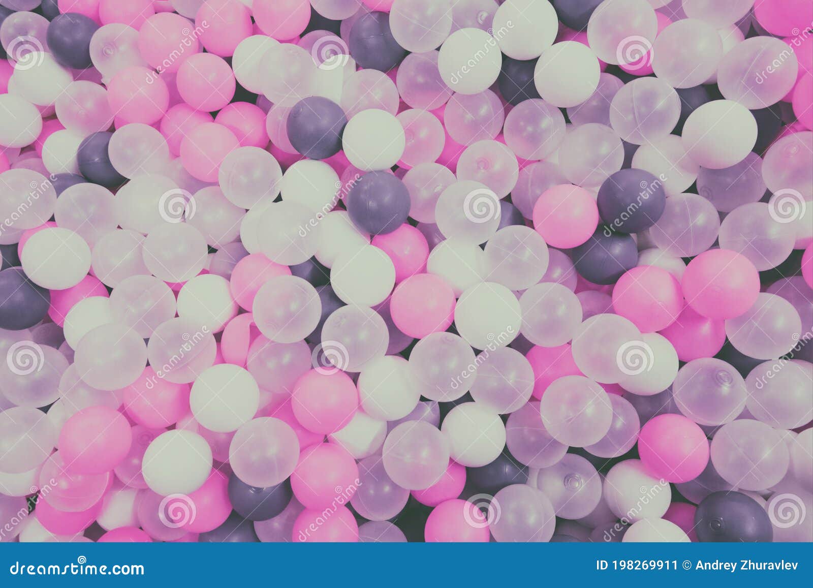 Texture of Colored Balls of the Same Size, Background Muted Soft Tones ...