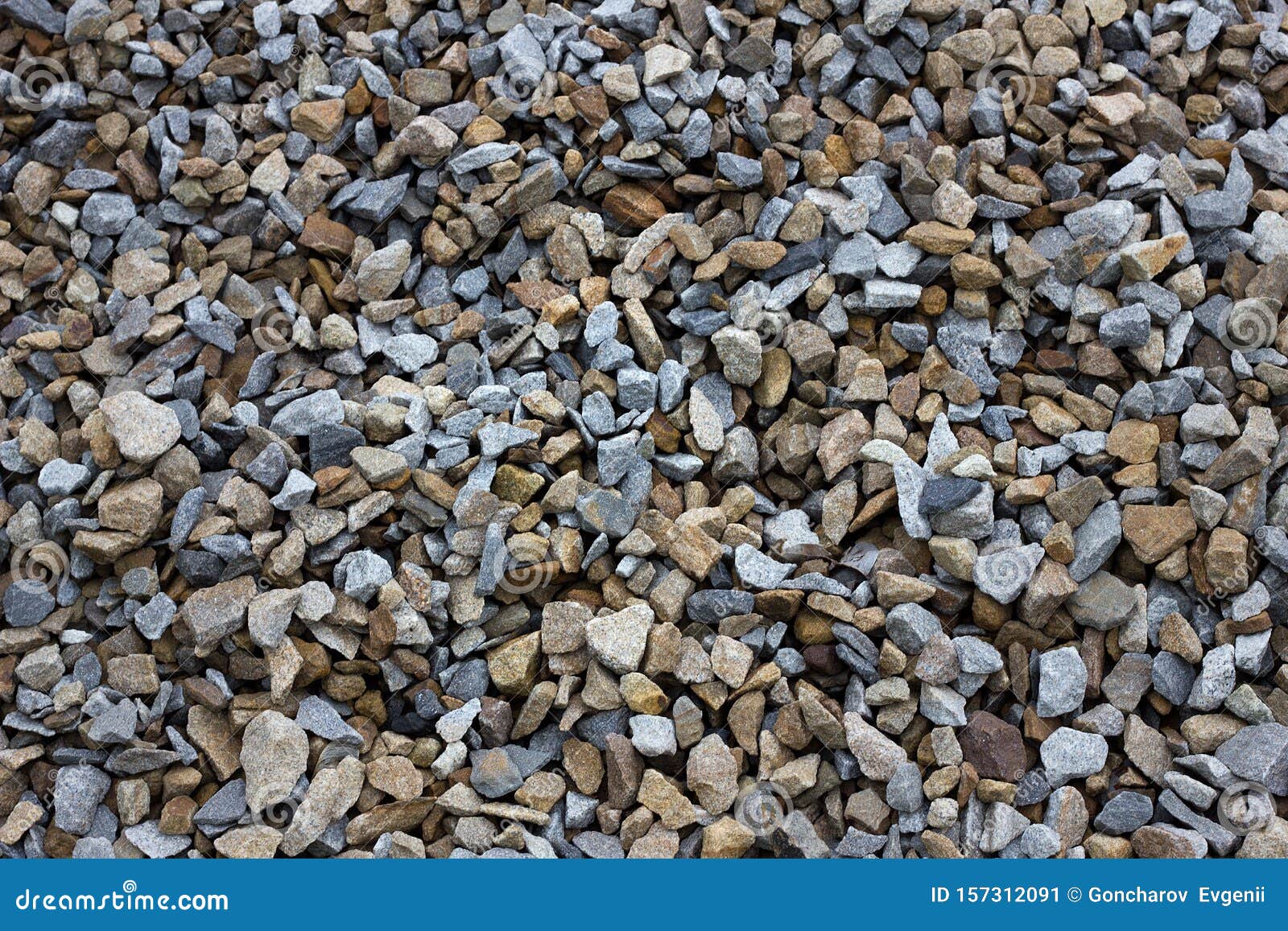 Texture of Colored Crushed Stone. Large Crushed Stone Stock Image ...