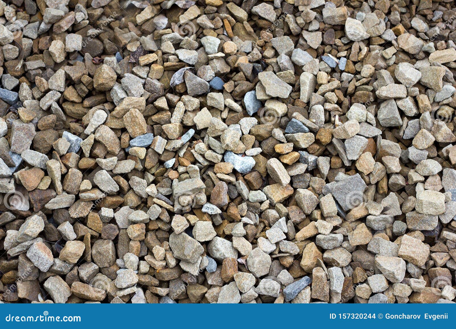 Texture of Colored Crushed Stone. Large Crushed Stone Stock Photo ...