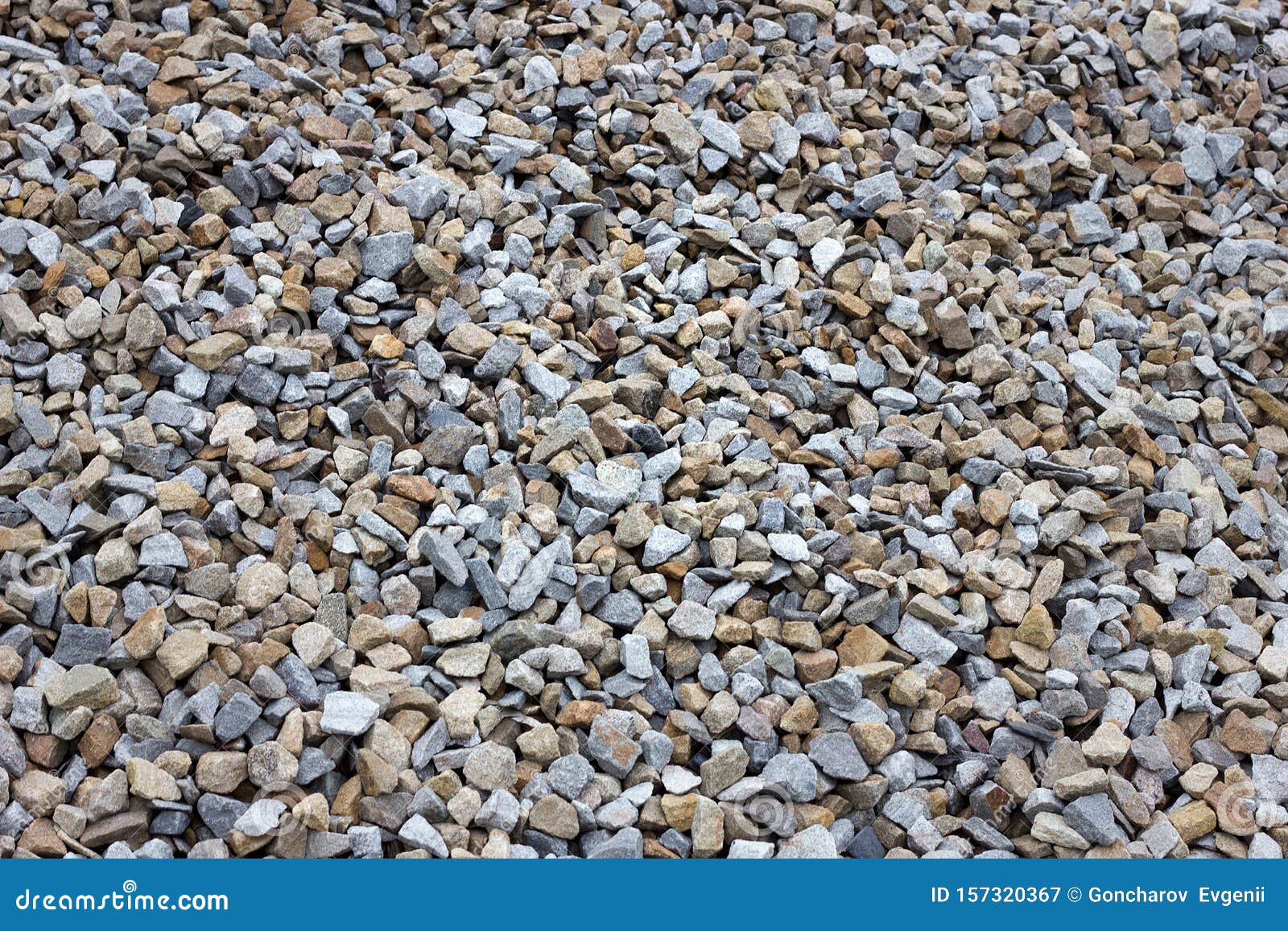Texture of Colored Crushed Stone. Large Crushed Stone Stock Image ...