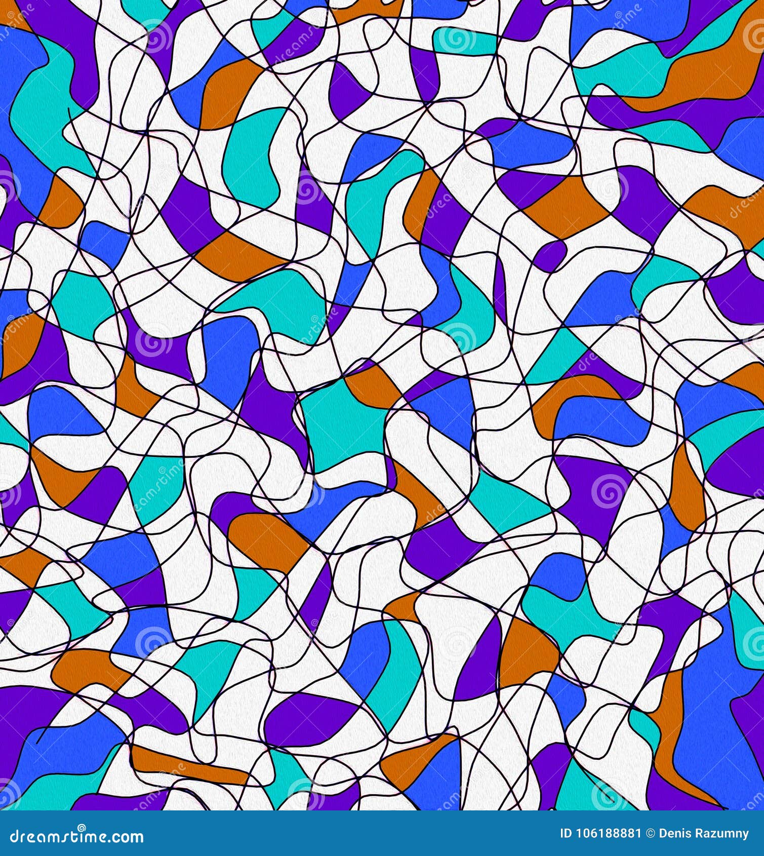 Texture with Colored Elements Stock Illustration - Illustration of blue ...