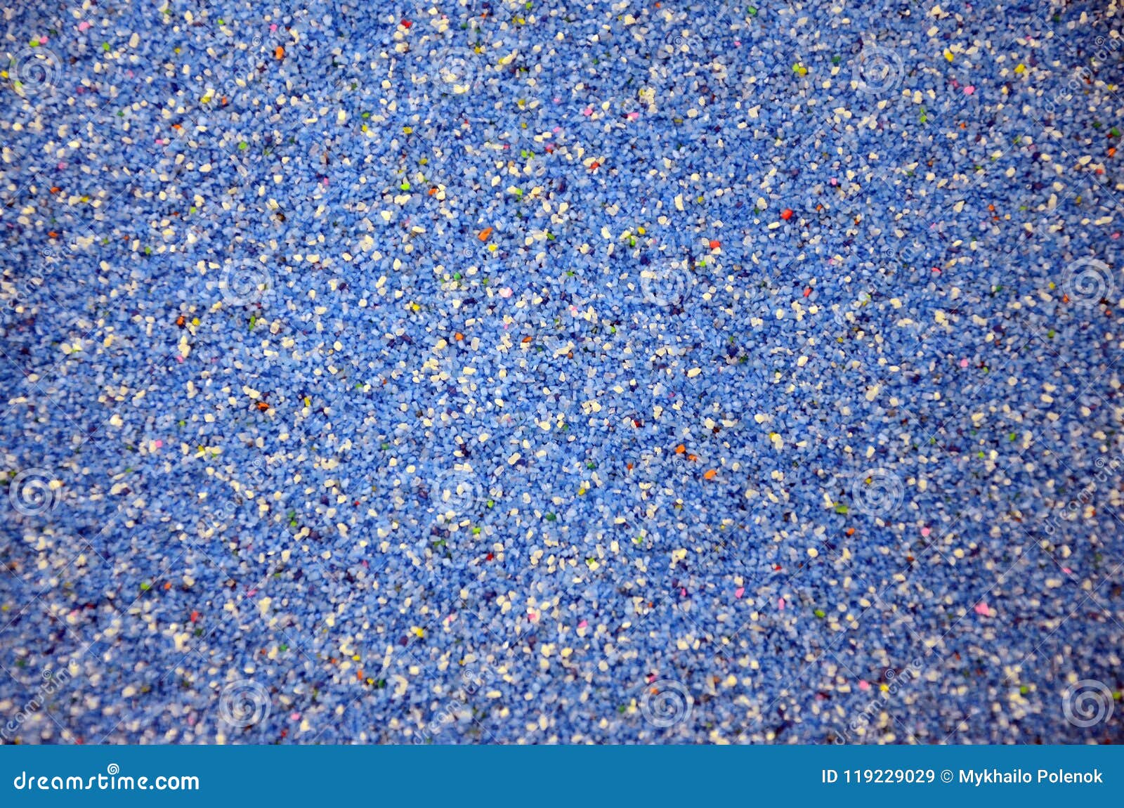 Texture of a Colored Granular Sand Close Up. Blue Grains Stock Image ...