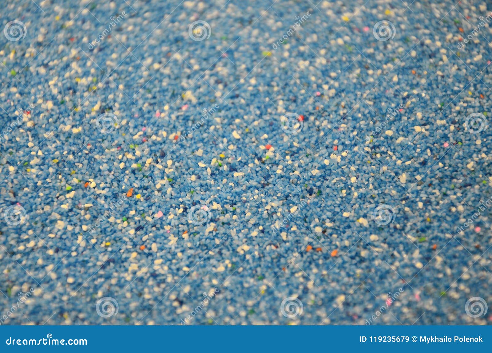 Texture of a Colored Granular Sand Close Up. Blue Grains Stock Image ...