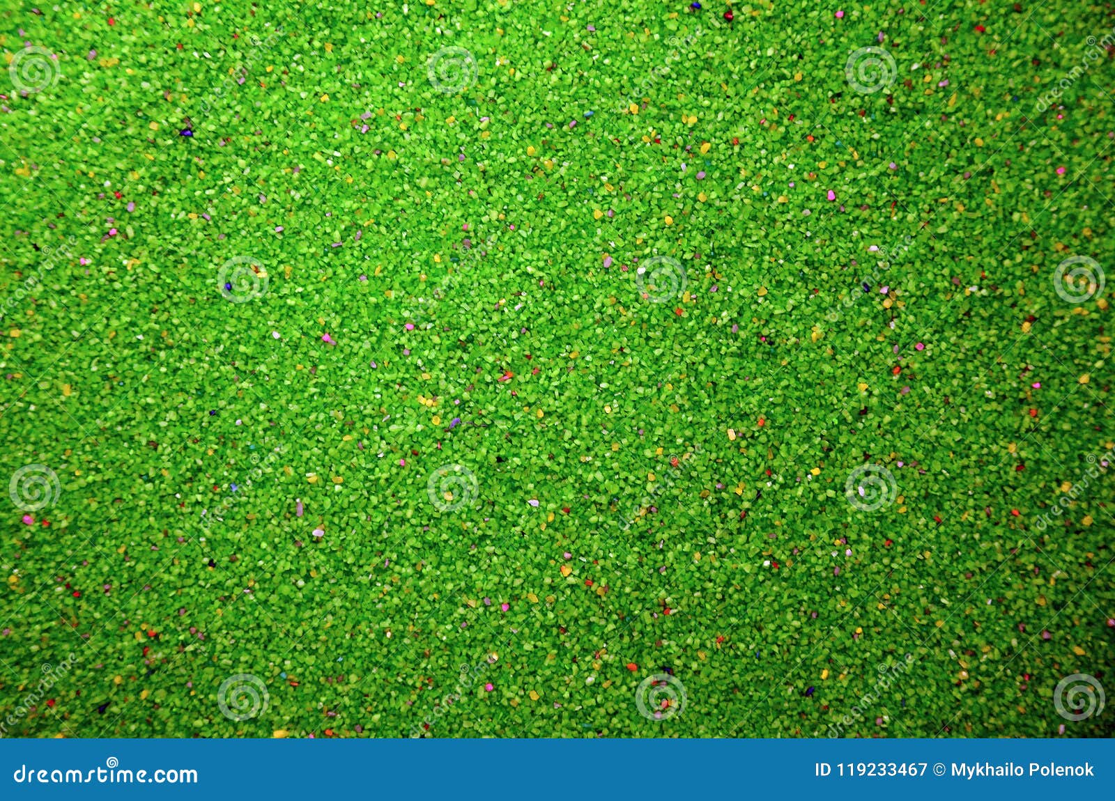 Texture of a Colored Granular Sand Close Up. Green Grains Stock Image ...