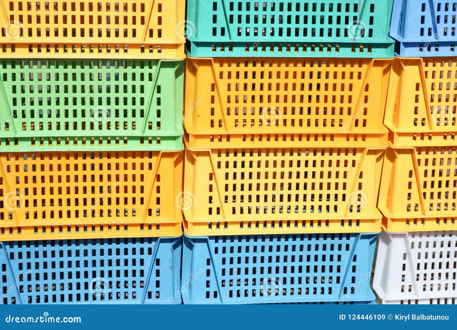 Texture from Colored Plastic Colored Yellow Blue Green Rectangular ...