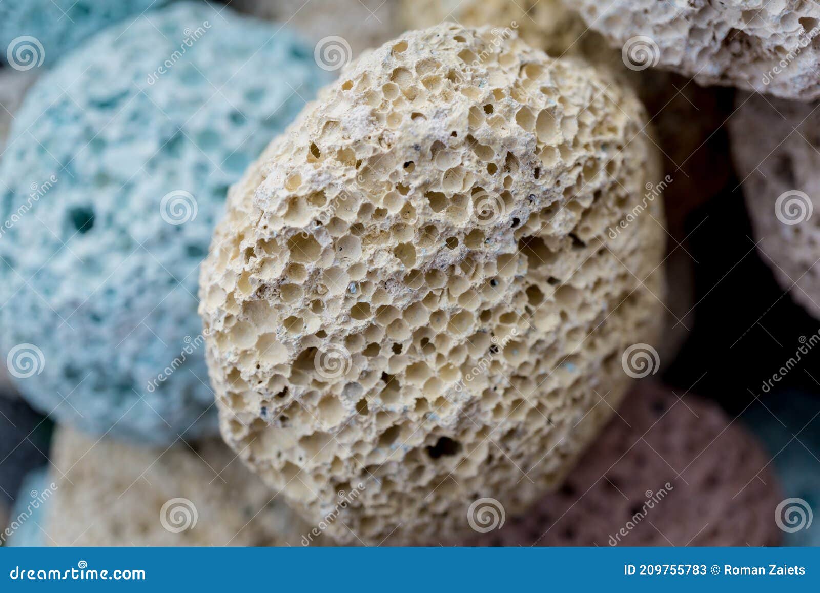 Texture of Colored Pumice Stones for Foot Care Stock Image - Image of ...