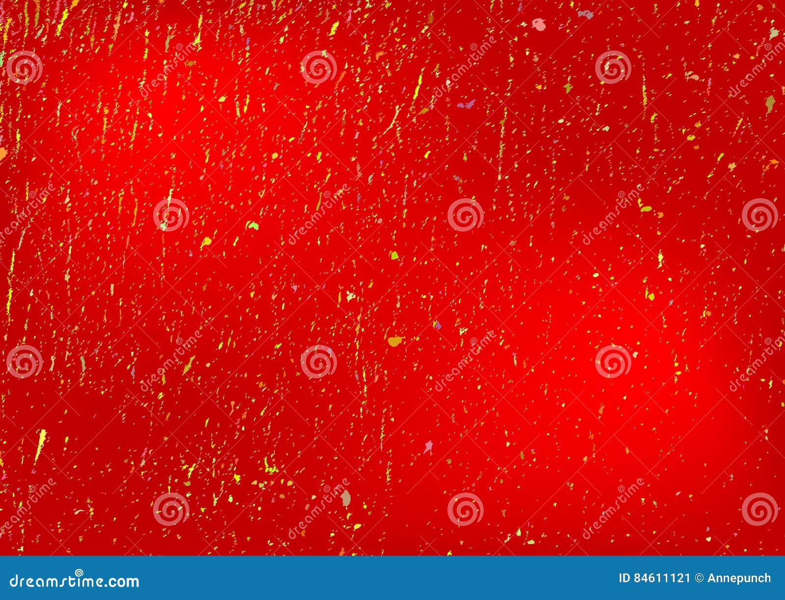Texture Colored Scratches. Rectangular Red Background. Grunge. Cartoon ...