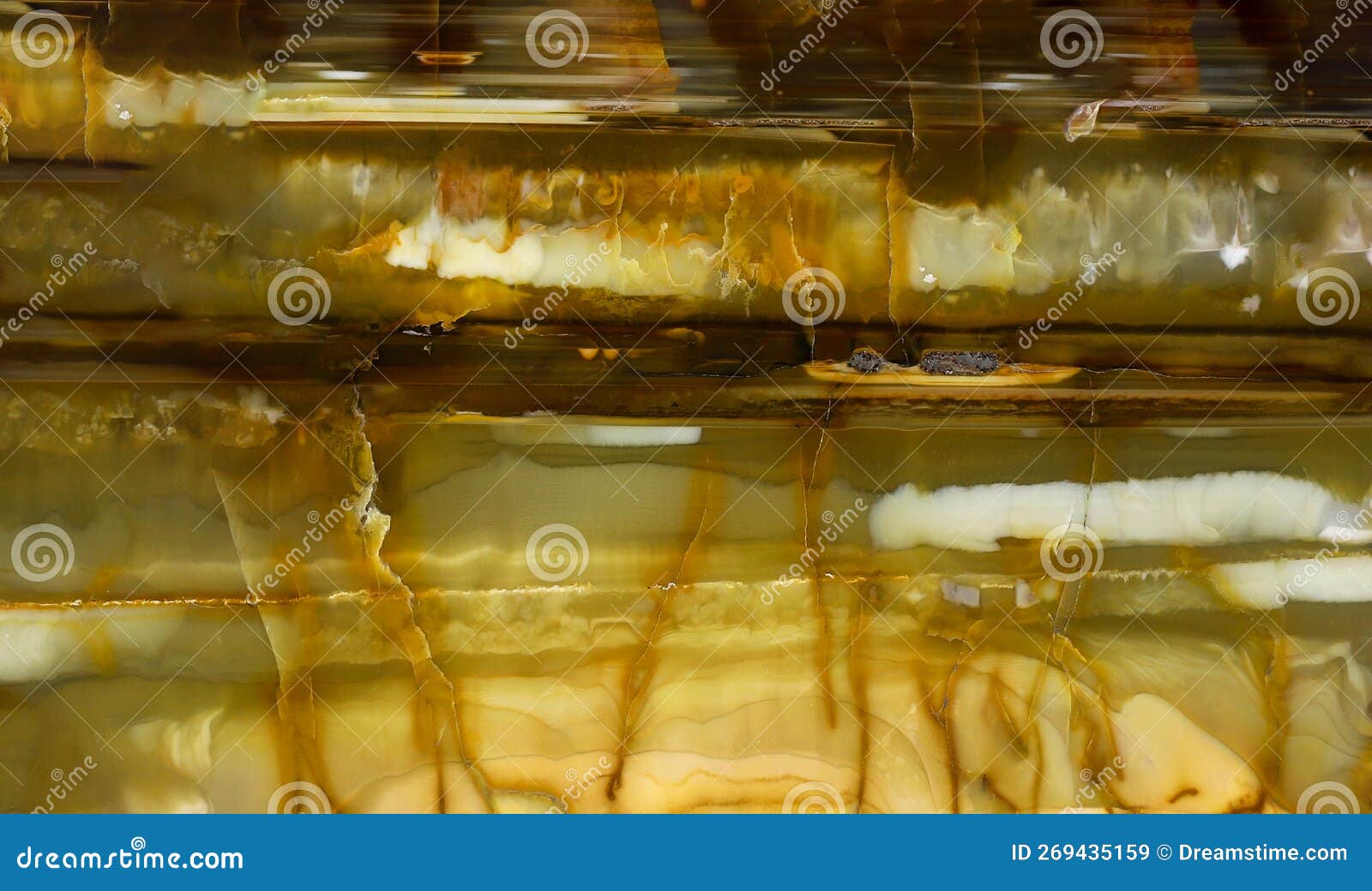 Texture of a Colorful Natural Stone with Layer Structure As a ...