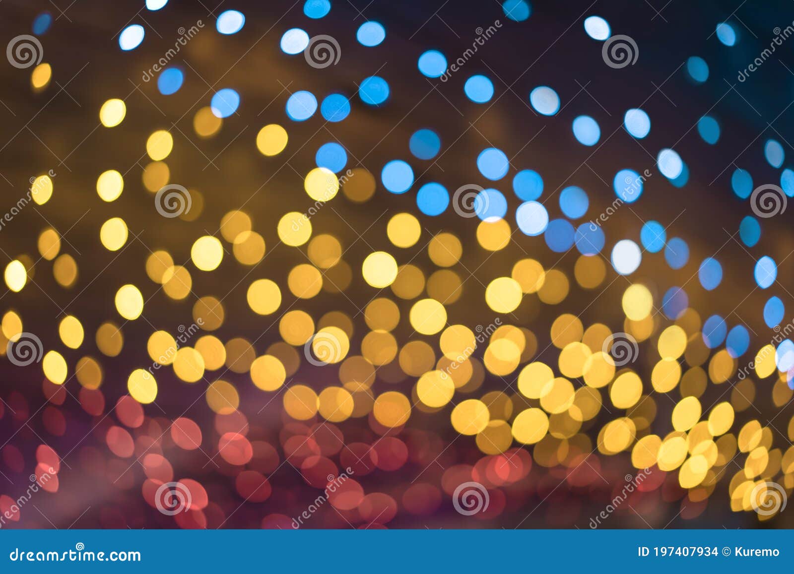 Texture of Colorful Shining Bokeh on a Dark Background Stock Photo ...