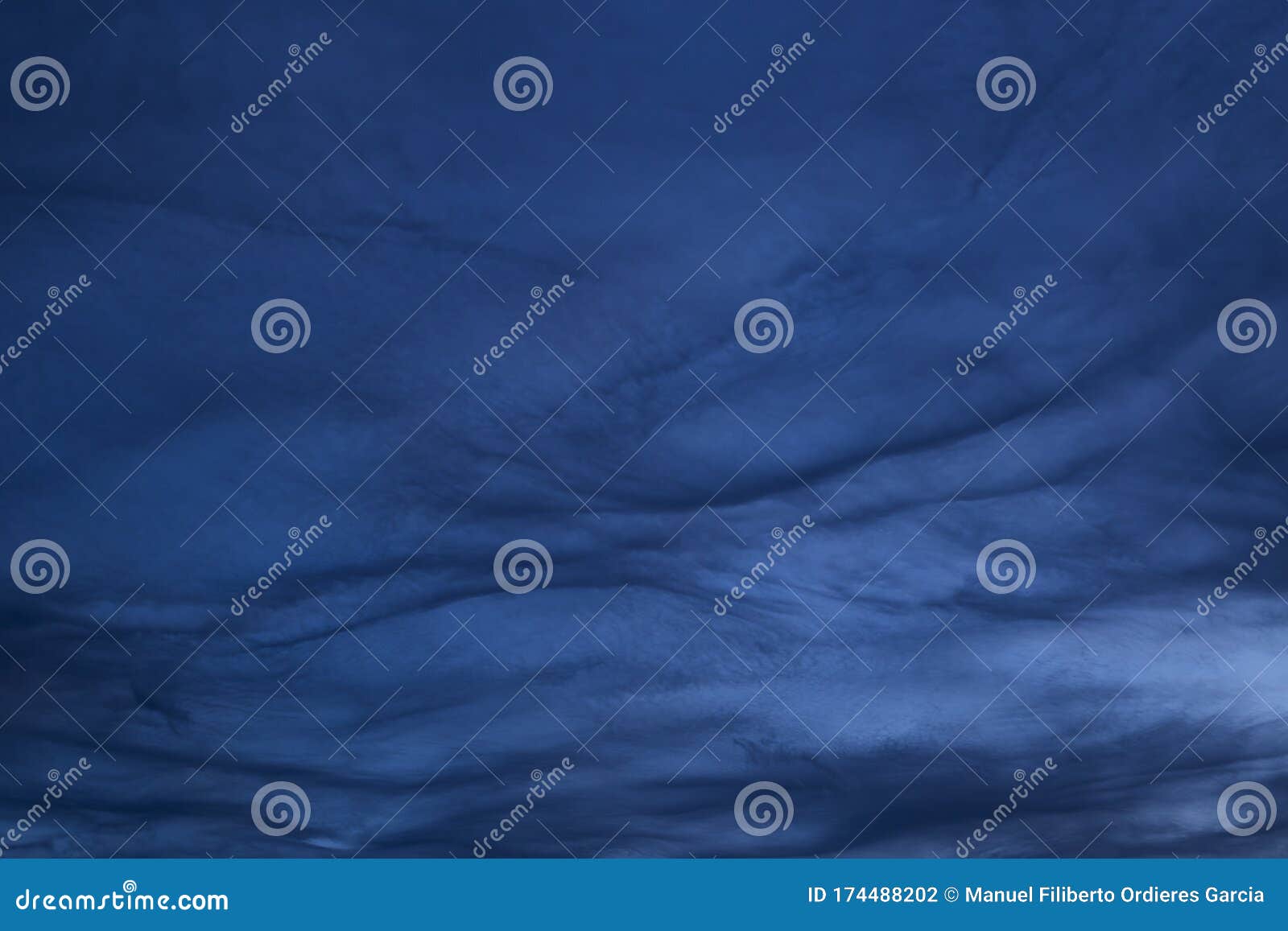 Texture of Completely Cloudy Sky with Irregular Dark Lines Very Marked ...