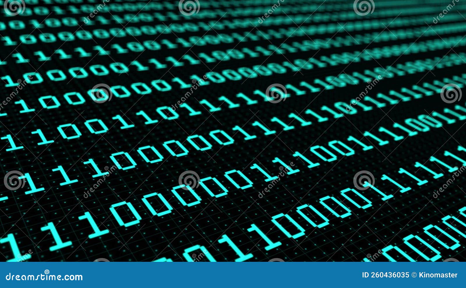 Texture Composed By A Sequence Of Zero And One Number Technical Environment Programming Binary