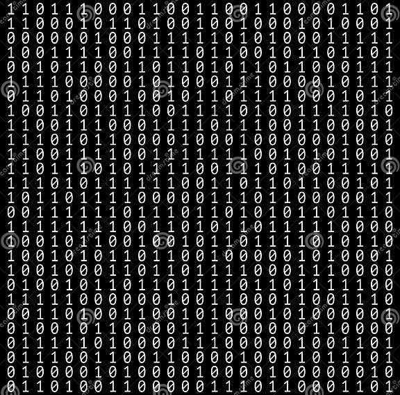 Binary Numbers Texture stock vector. Illustration of abstract - 107379323