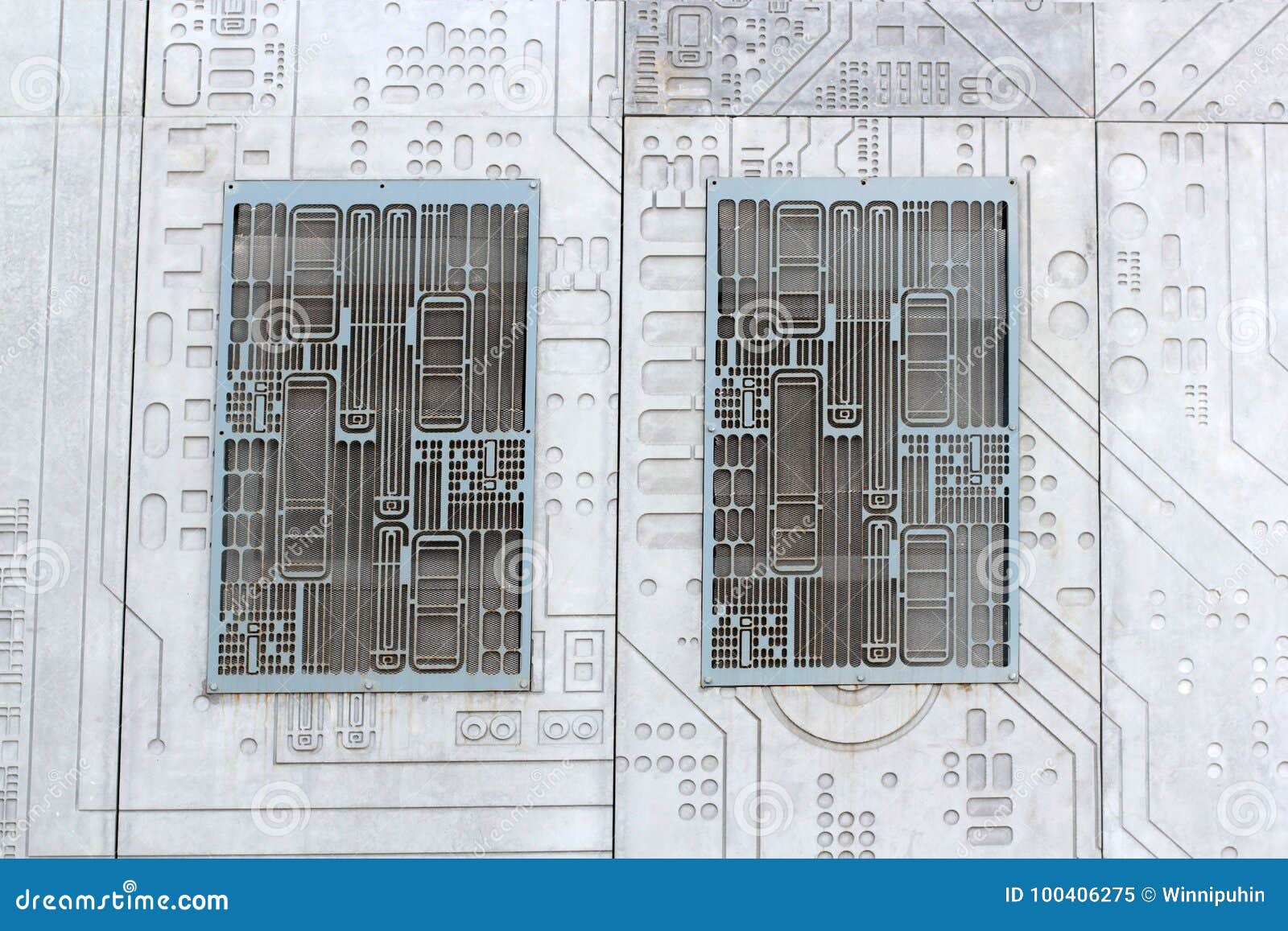 Texture Concrete Cemented Wall Tech Science Background Stock Image ...