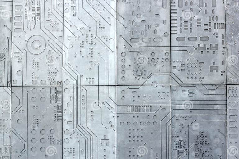 Texture Concrete Cemented Wall Tech Science Stock Photo - Image of ...