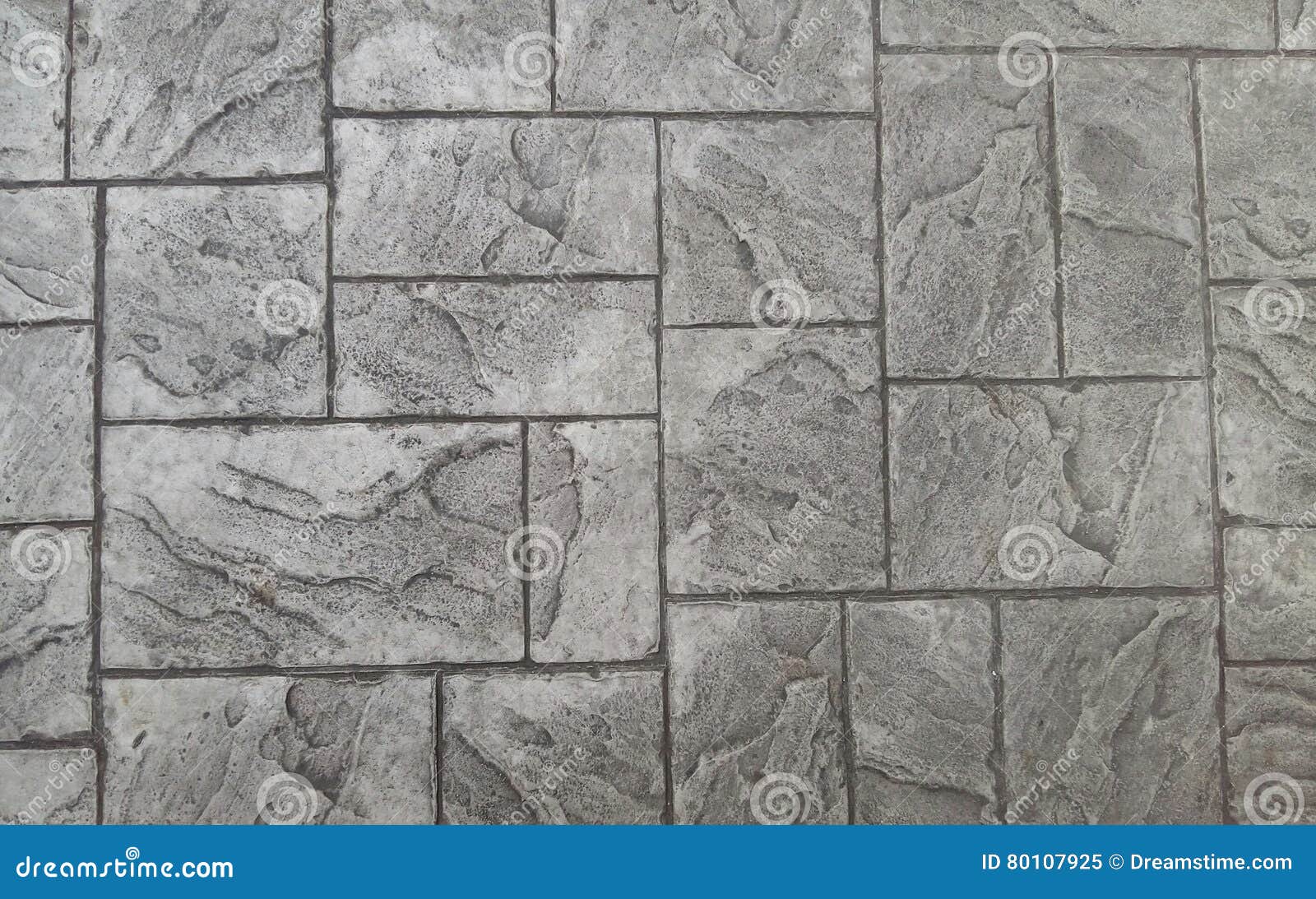 Texture Concrete Floor the Walking in Street Stock Image - Image of ...
