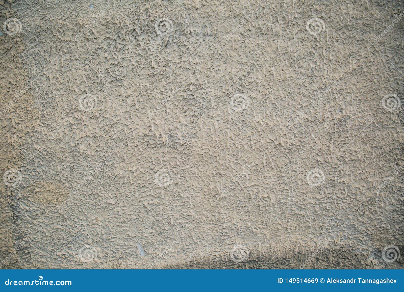 Texture of Concrete and Plaster on the Wall. Stains on the Wall. Small ...